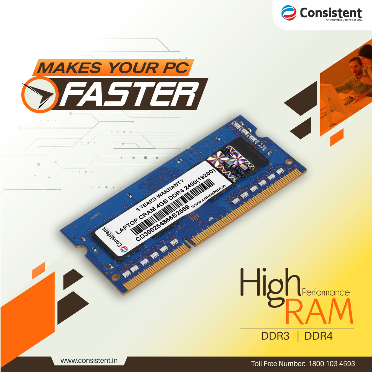 RAM(RANDOM ACCESS MEMORY) | Consistent