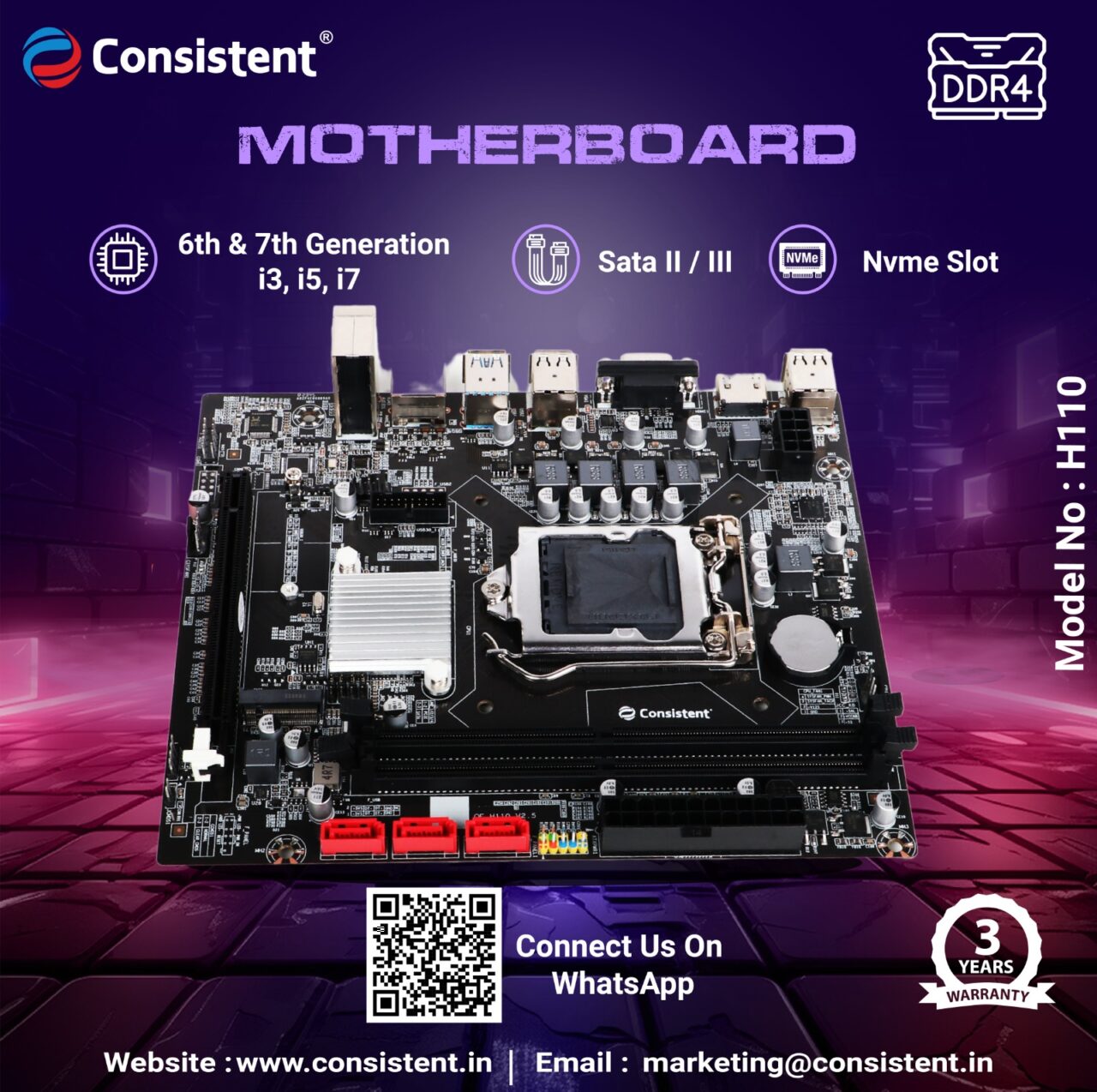 Consistent - MOTHERBOARDS "DDR3, DDR4 Motherboard for PC, 12th ...